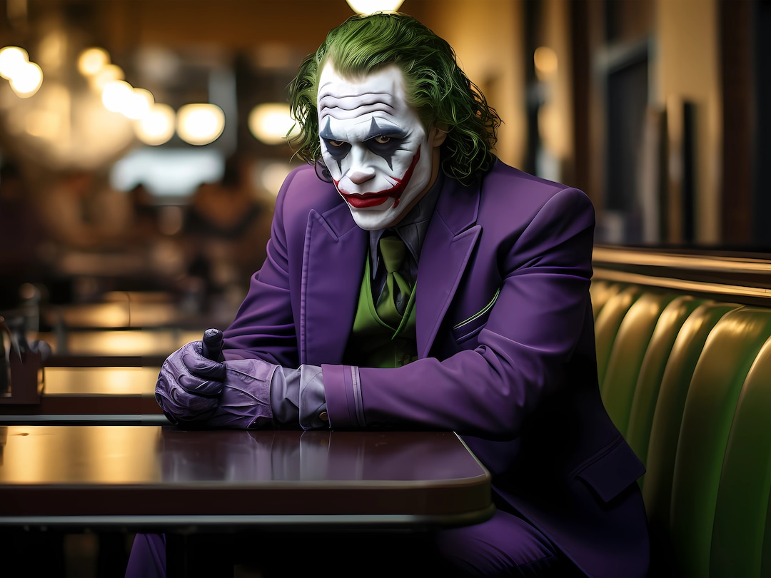 Keith Ledger Joker - Etsy