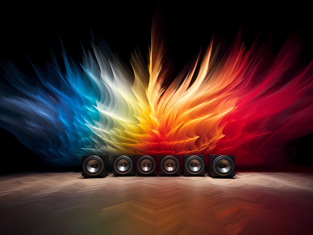 Sound System Art - Etsy