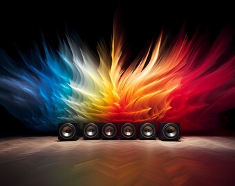 Sound System Art - Etsy
