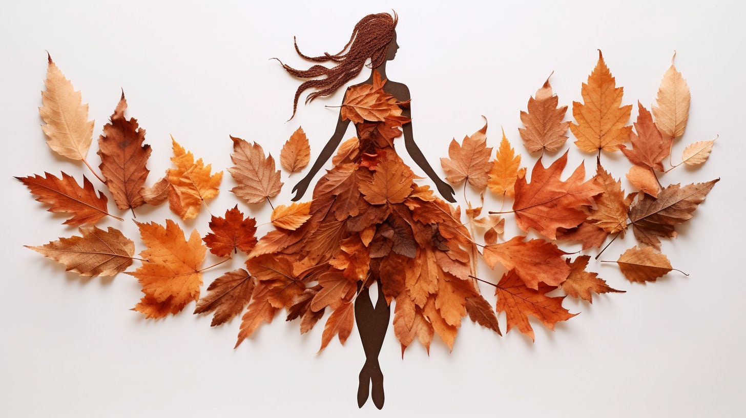 Collage of Autumn Leaves - Etsy