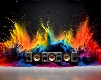 Sound System Art - Etsy