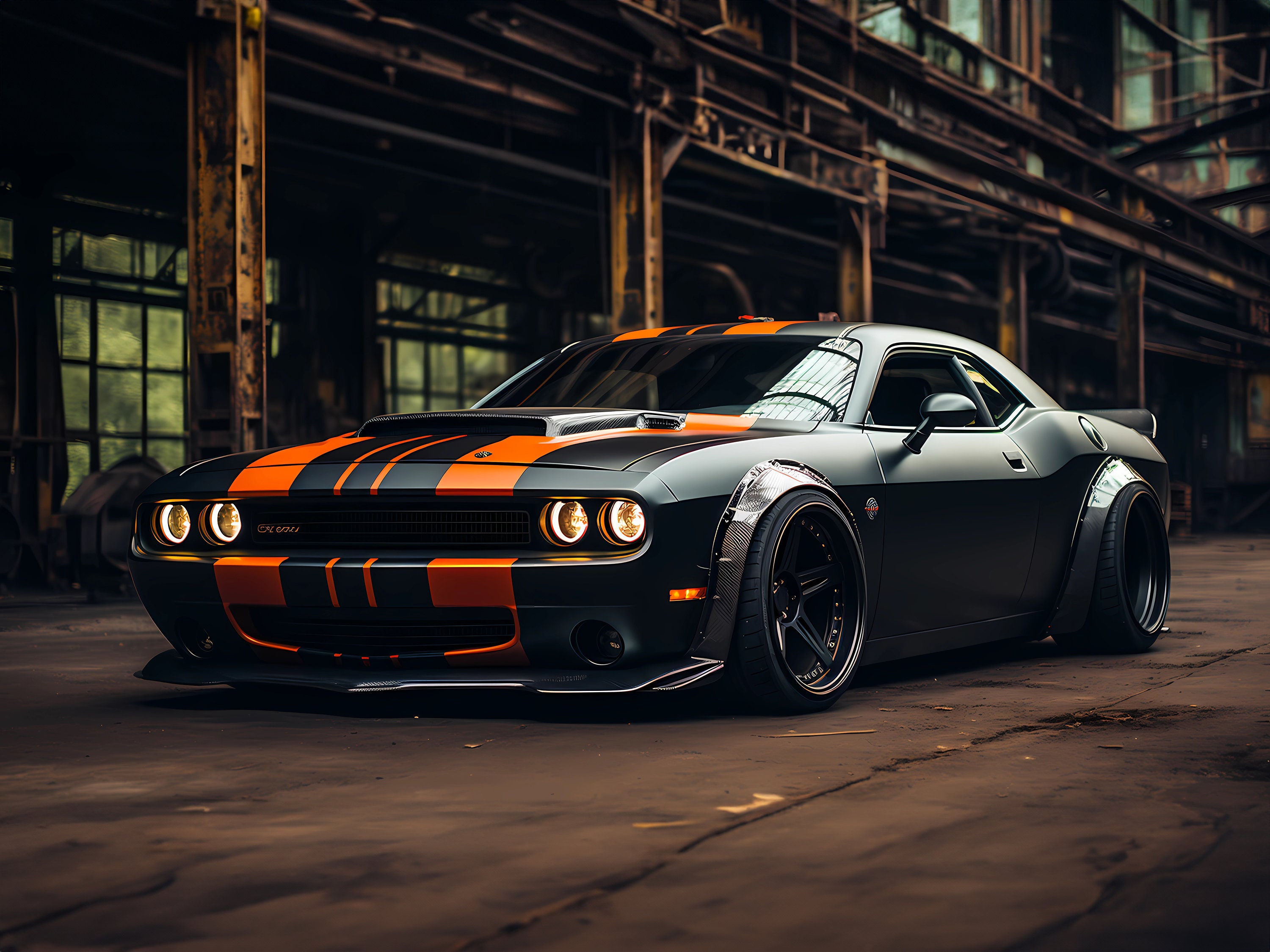 Dodge Challenger Hellcat - Etsy