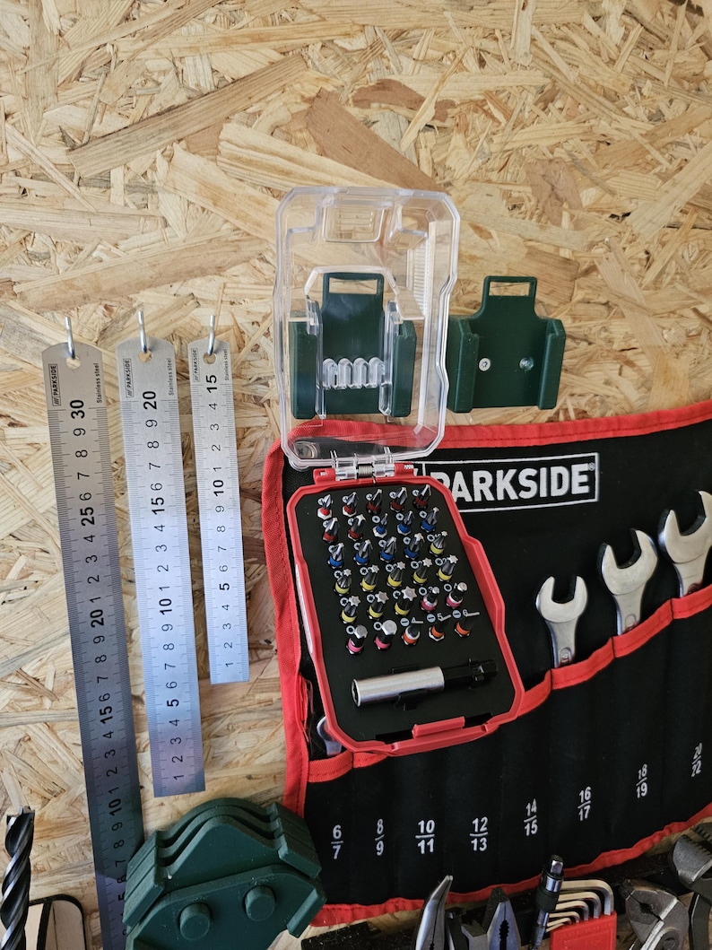 Parkside X20V Battery Holder Wall Mount: 3D Print File (STL & STEP) - Etsy