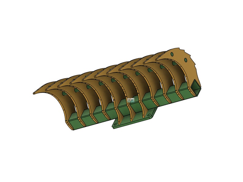 Rake 1000 Dxf File Lasercut,plasmacut,watercut, Garden,forest,excavator ...