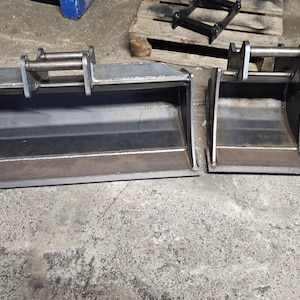 1 Ton Excavator Shovel . Bucket. Dxf Files. Lasercut Bobcat E10. Wacker ...