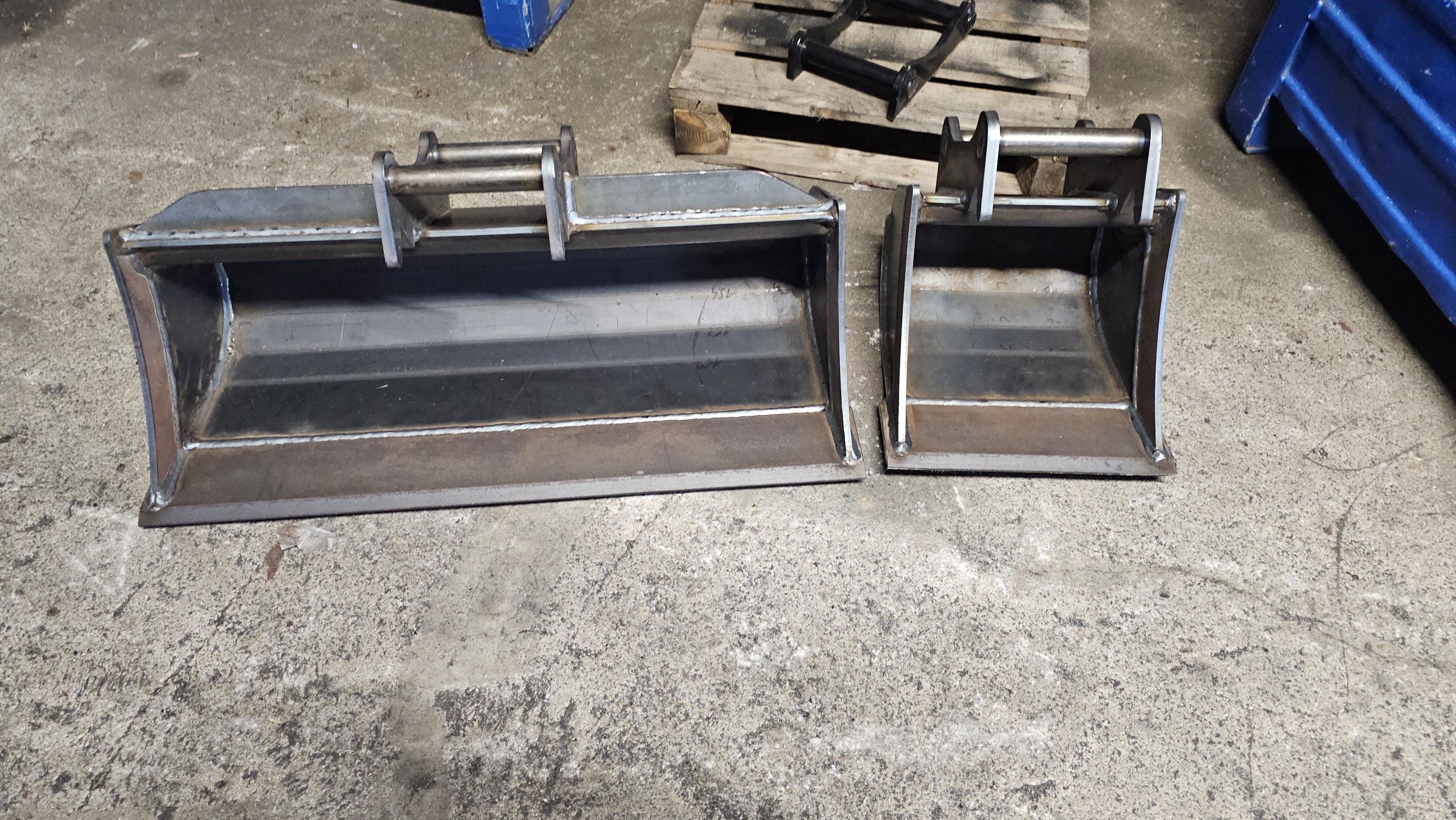 1 Ton Excavator Shovel . Bucket. Dxf Files. Lasercut Bobcat E10. Wacker ...