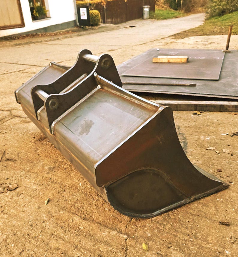 Excavator Bucket 1200mm 3-5 Ton .circle 40mm Dxf Lasercut, Cnc Plasma ...
