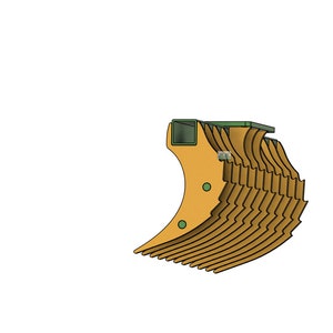 Rake 1000 Dxf File Lasercut,plasmacut,watercut, Garden,forest,excavator ...