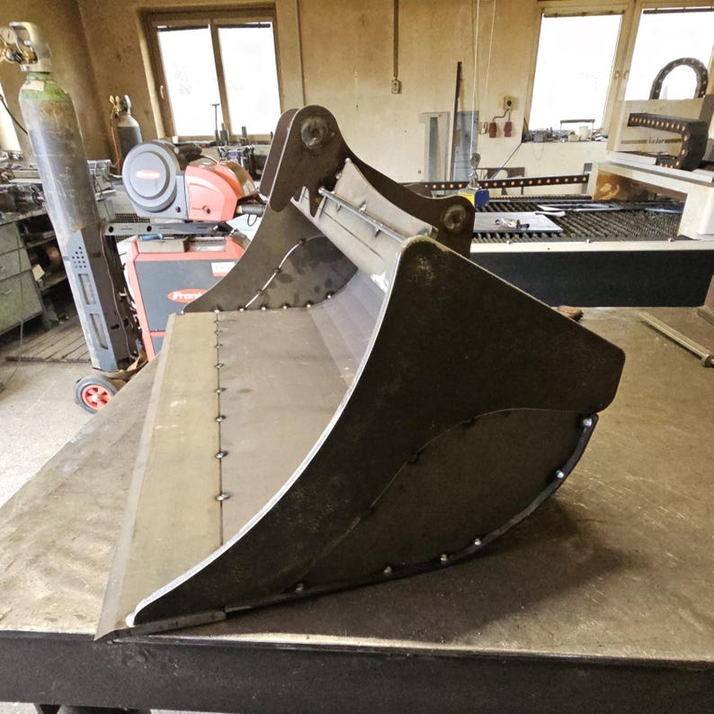 Excavator Bucket 1200mm 3-5 Ton .circle 40mm Dxf Lasercut, Cnc Plasma ...