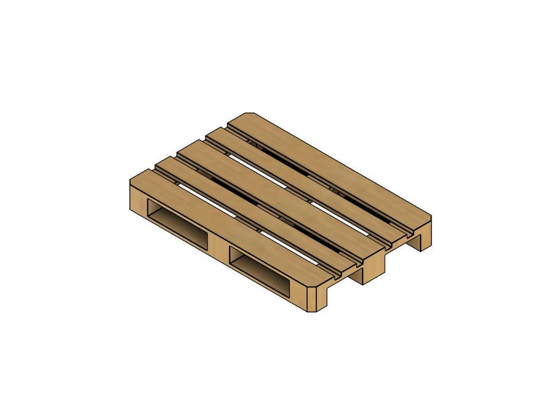 1/10 Scale Pallet for RC Models: STL 3D Print DIY - Etsy