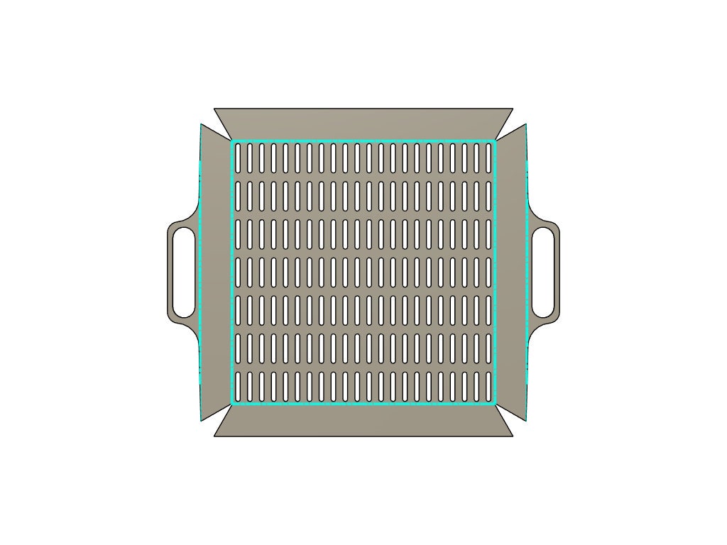 Grill Tray .dxf File - Etsy