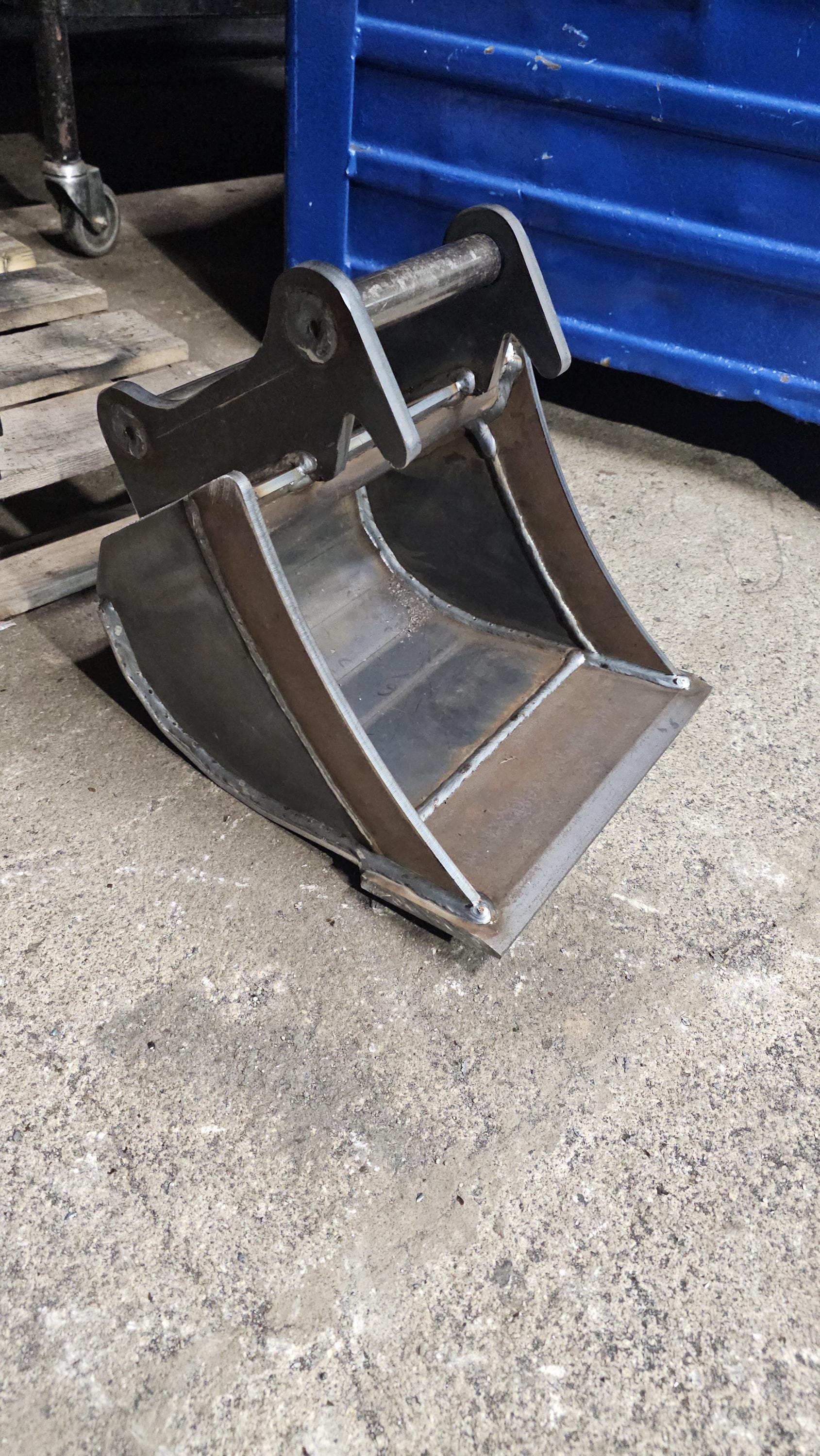 1 Ton Excavator Shovel . Bucket. Dxf Files. Lasercut Bobcat E10. Wacker ...