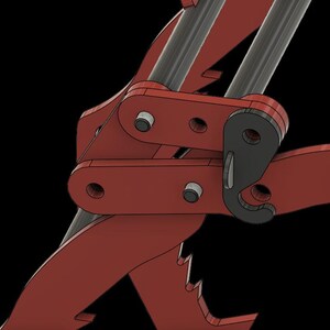 800mm Forestry Grapple DXF File: Log Clamp, Timber Claw Hook - Etsy