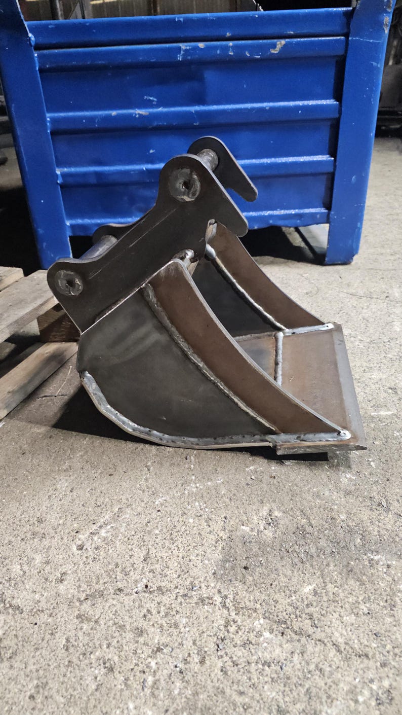 1 Ton Excavator Shovel . Bucket. Dxf Files. Lasercut Bobcat E10. Wacker ...