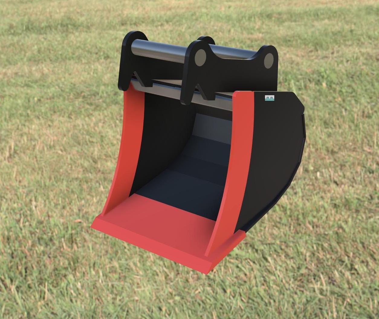 1 Ton Excavator Shovel . Bucket. Dxf Files. Lasercut Bobcat E10. Wacker ...