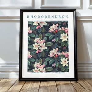 Flower Market Print Set Gallery Wall Set Trendy Flower Posters ...