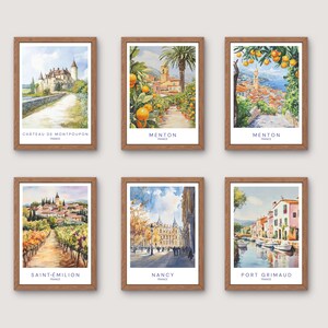 France Poster France Travel French Art Poster French Vintage Poster ...