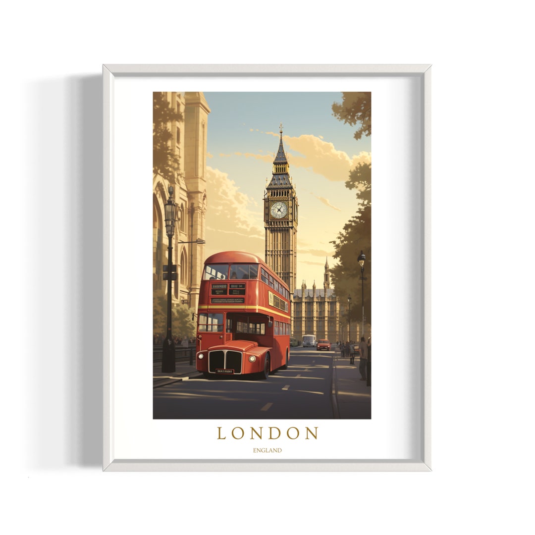 London Art Print London Poster Travel Print Wall Art Home Decor - Etsy