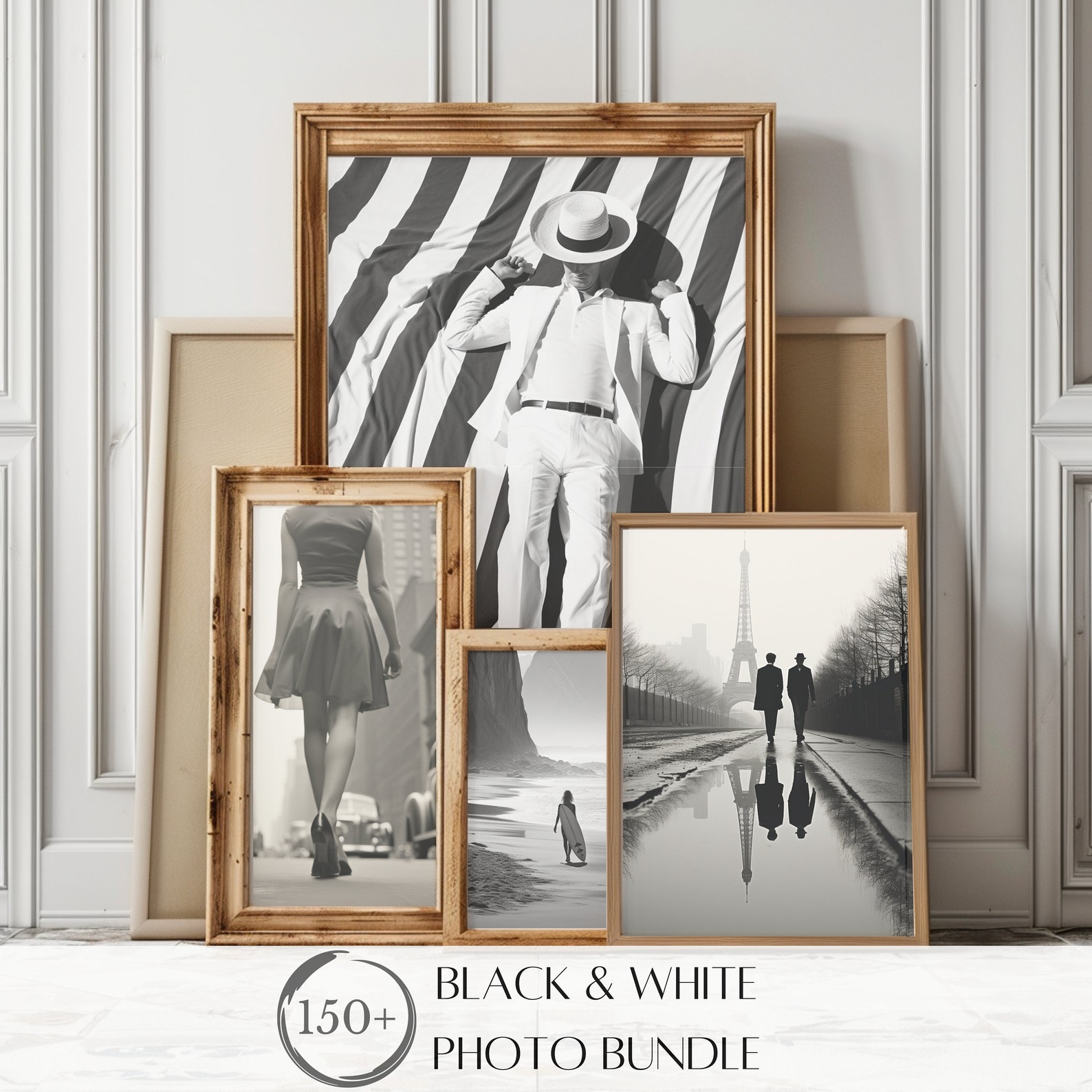 150 Black White Prints Photography Black & White Wall Decor Instant ...