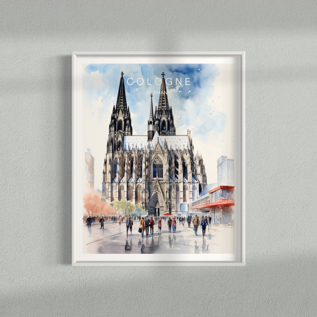 Cologne Travel Art Print Digital Download Travel Posters Printable Wall ...