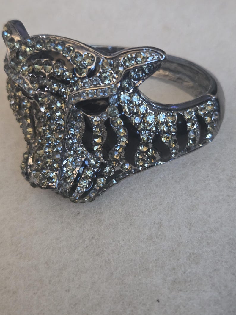 Leopard Head Clamper Bracelet - Etsy