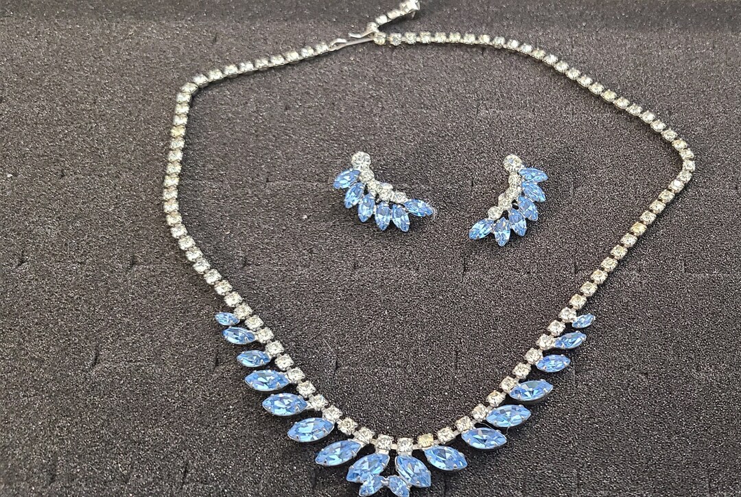 B. David Necklace and Earrings Set - Etsy