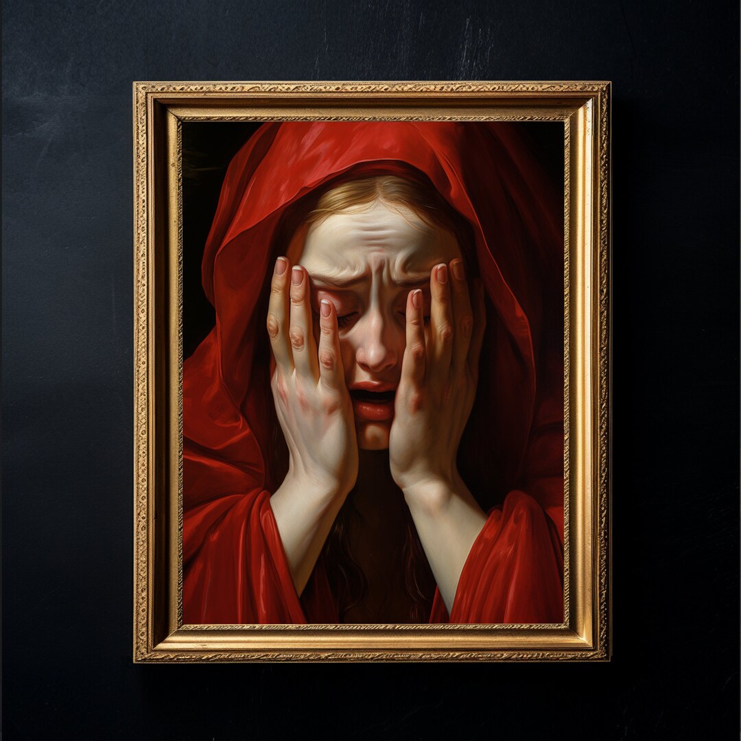 Remorse | Renaissance Painting. Artwork Home Decor Gift. Original Work ...