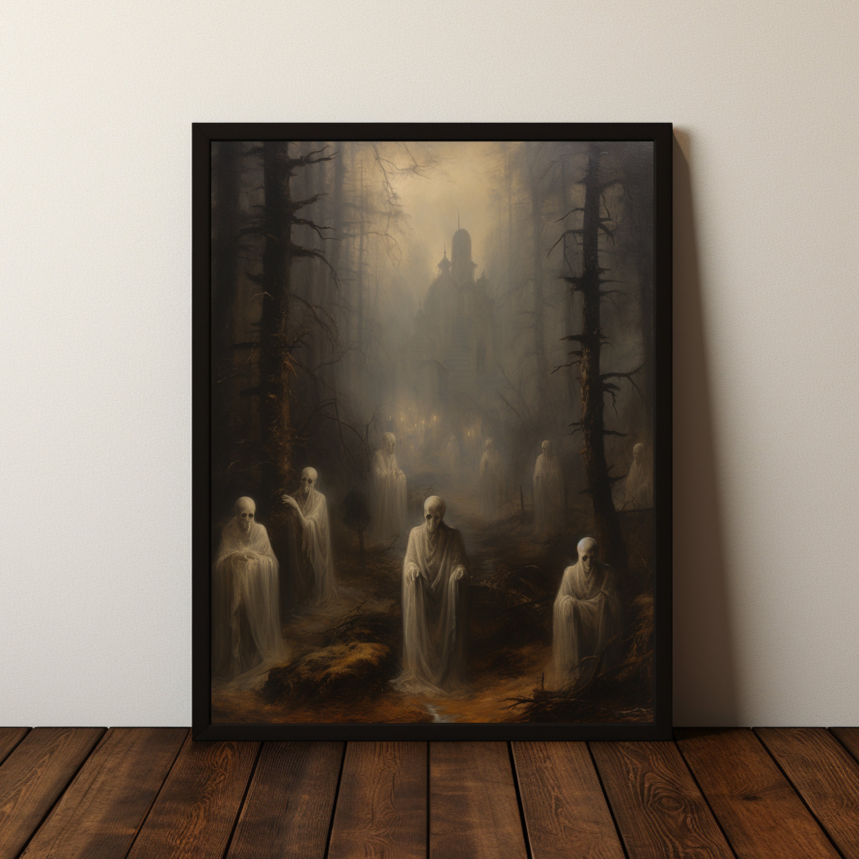 Ghosts of the Old Manor Art Print and Poster. Artwork Home Decor Gift ...