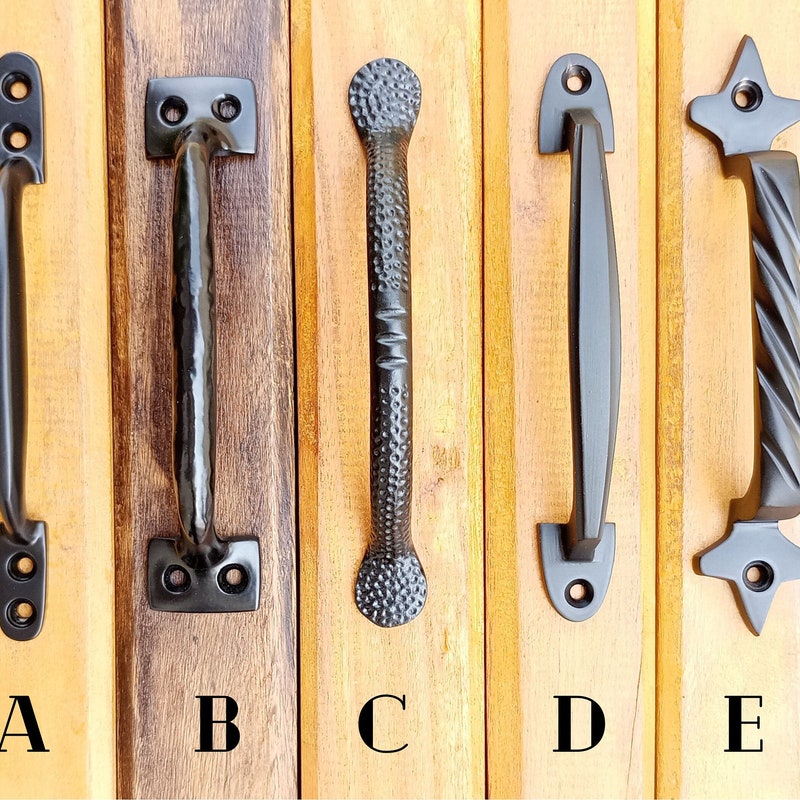 Cast Iron Cabinet Handles - Etsy