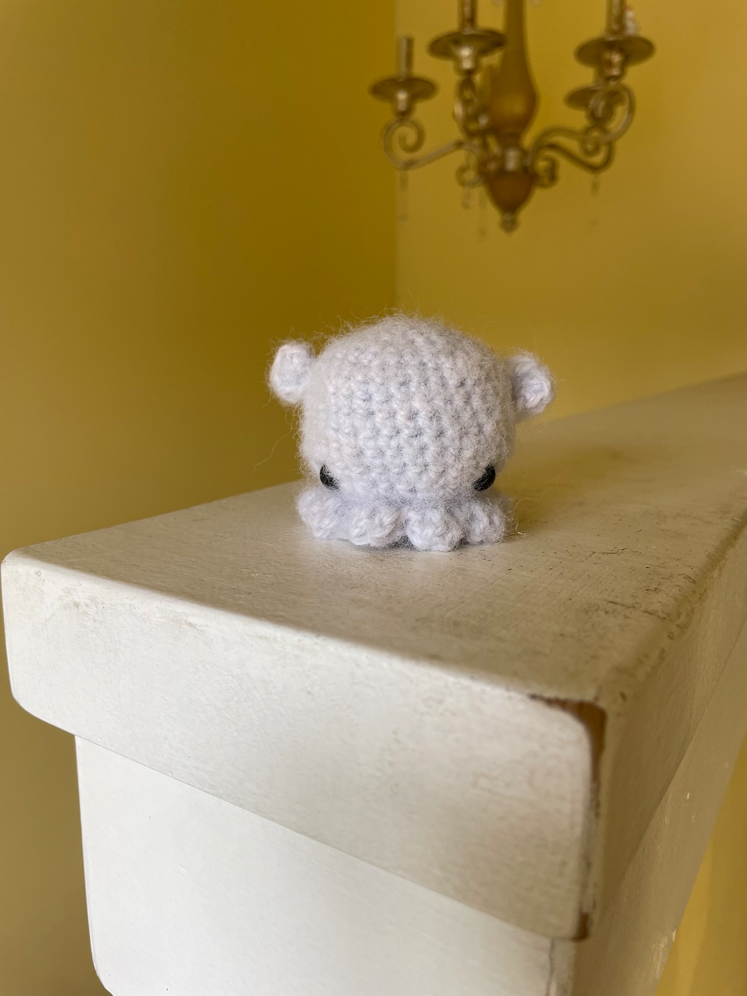 Mini Amigurumi Cuttlefish Grey - Etsy