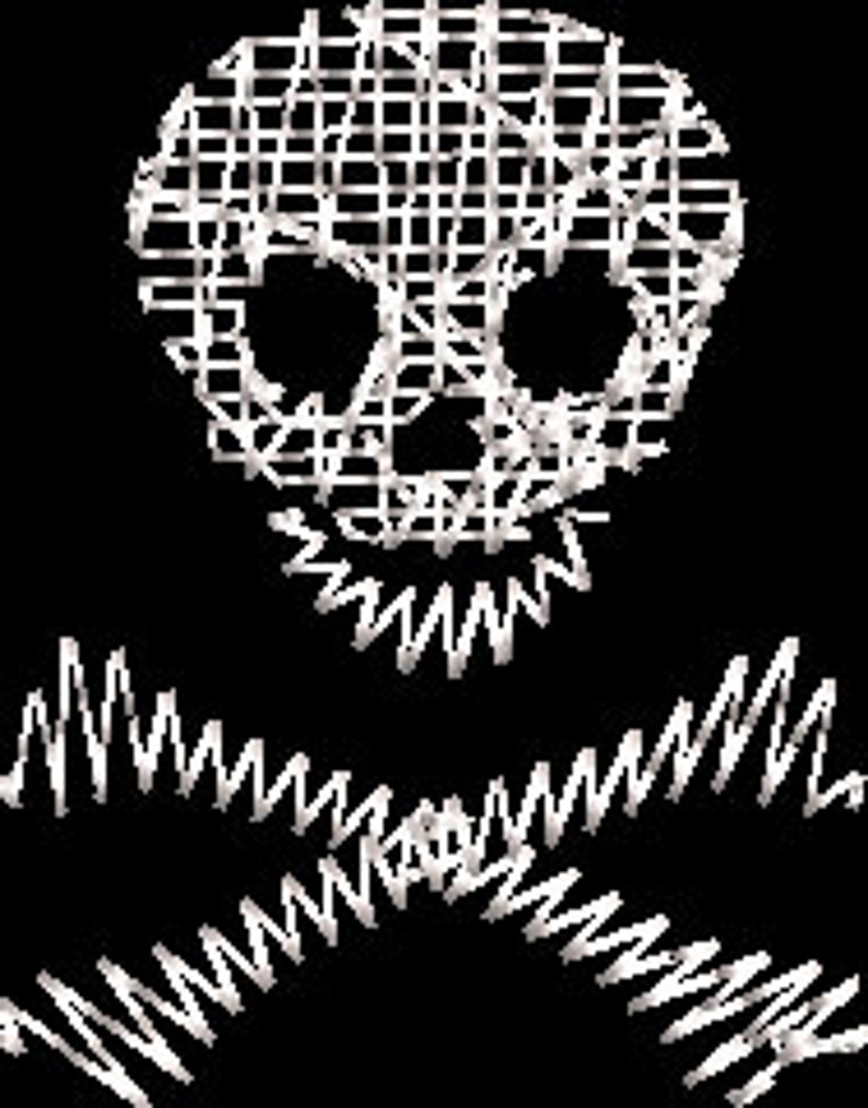 SKULL EMBROIDERY FILE - Etsy