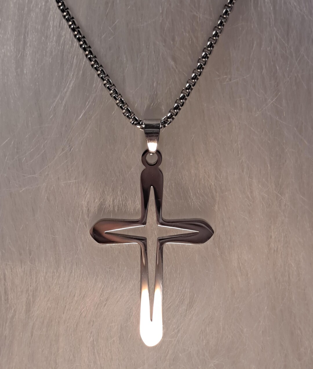 Keepsake Cremation Memorial Cross Necklace and Chain - Etsy
