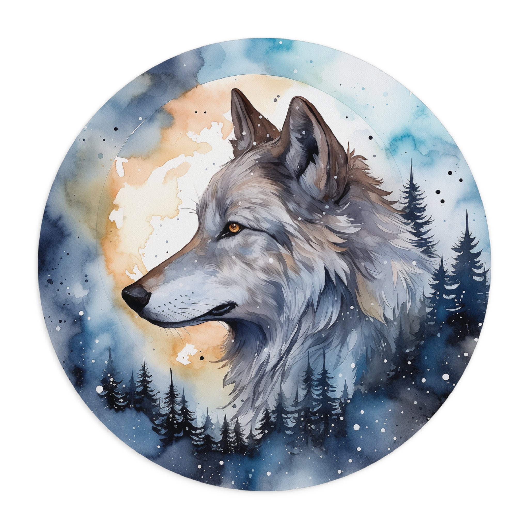 Wolf Mouse Pad, Wolf Lovers, Animal Mouse Pad, PC Keyboard, Computer ...