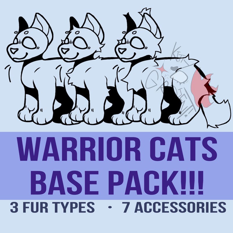 Warrior Cats Base Art - Etsy
