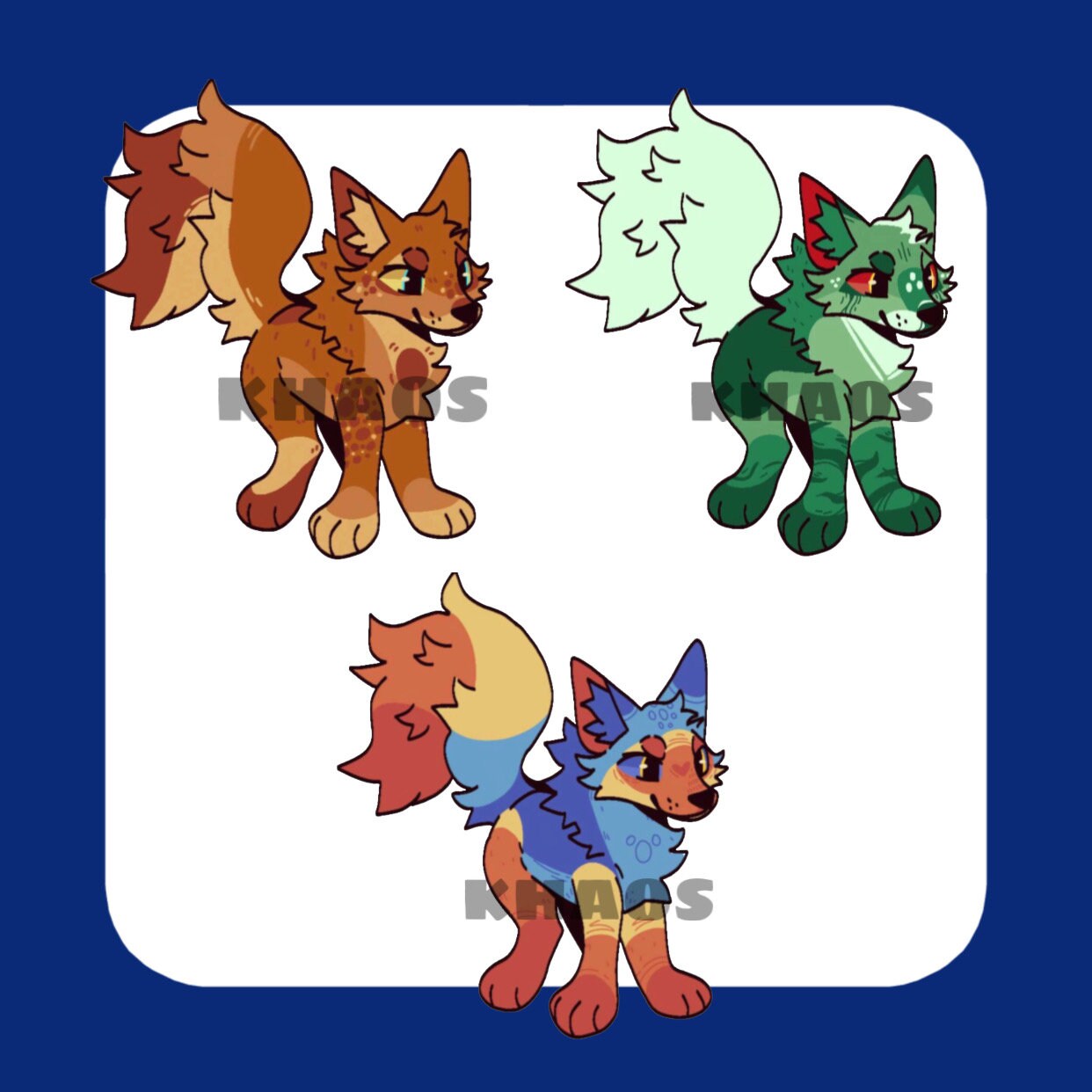 Digital Fox Furry Character Adoptables - Etsy