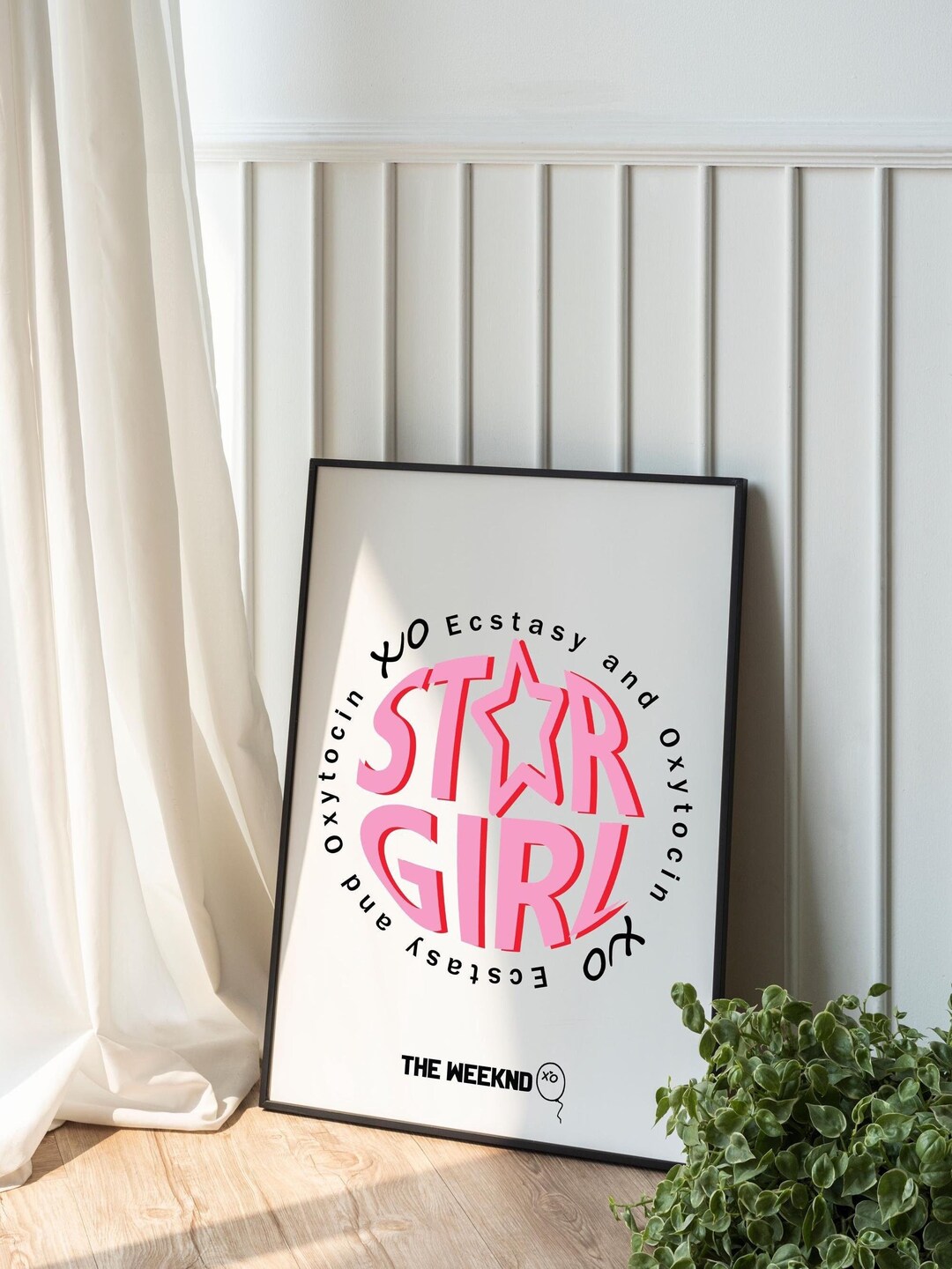 The Weeknd Poster | Stargirl | Digital Wall Art | Lyric Art Work ...