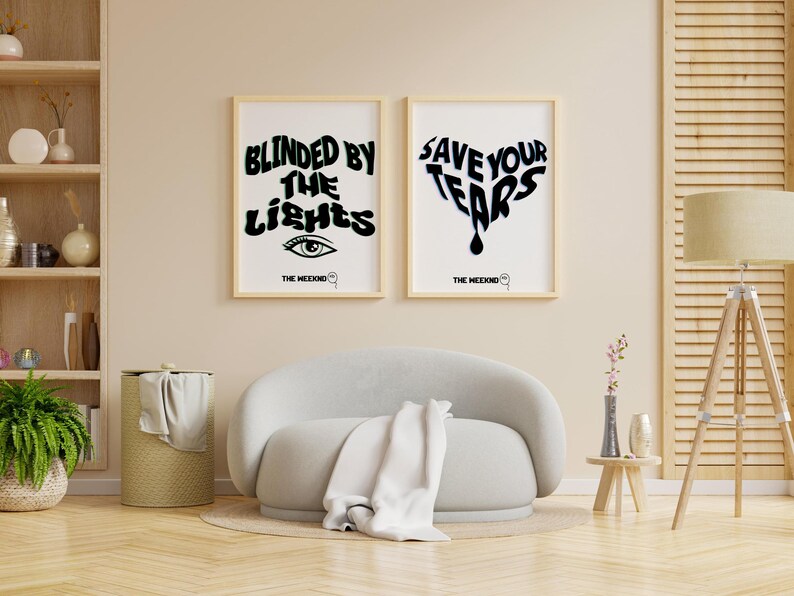 The Weeknd Poster | Blinded by the Lights | After Hours | Digital Wall ...