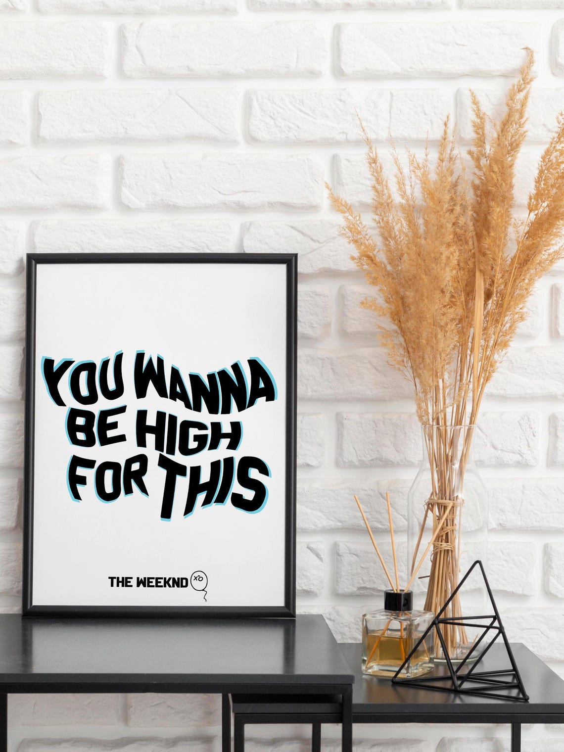 The Weeknd Poster | High for This | House of Balloons | Digital Wall ...