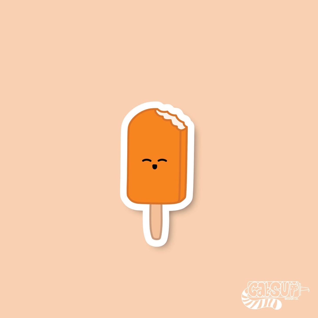 Cute Stickers Summer Creamsicle Ice Cream Popsicle Sticker Vinyl ...