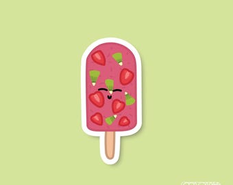 Cute Stickers Summer Chocolate Ice Cream Popsicle Sticker Vinyl ...