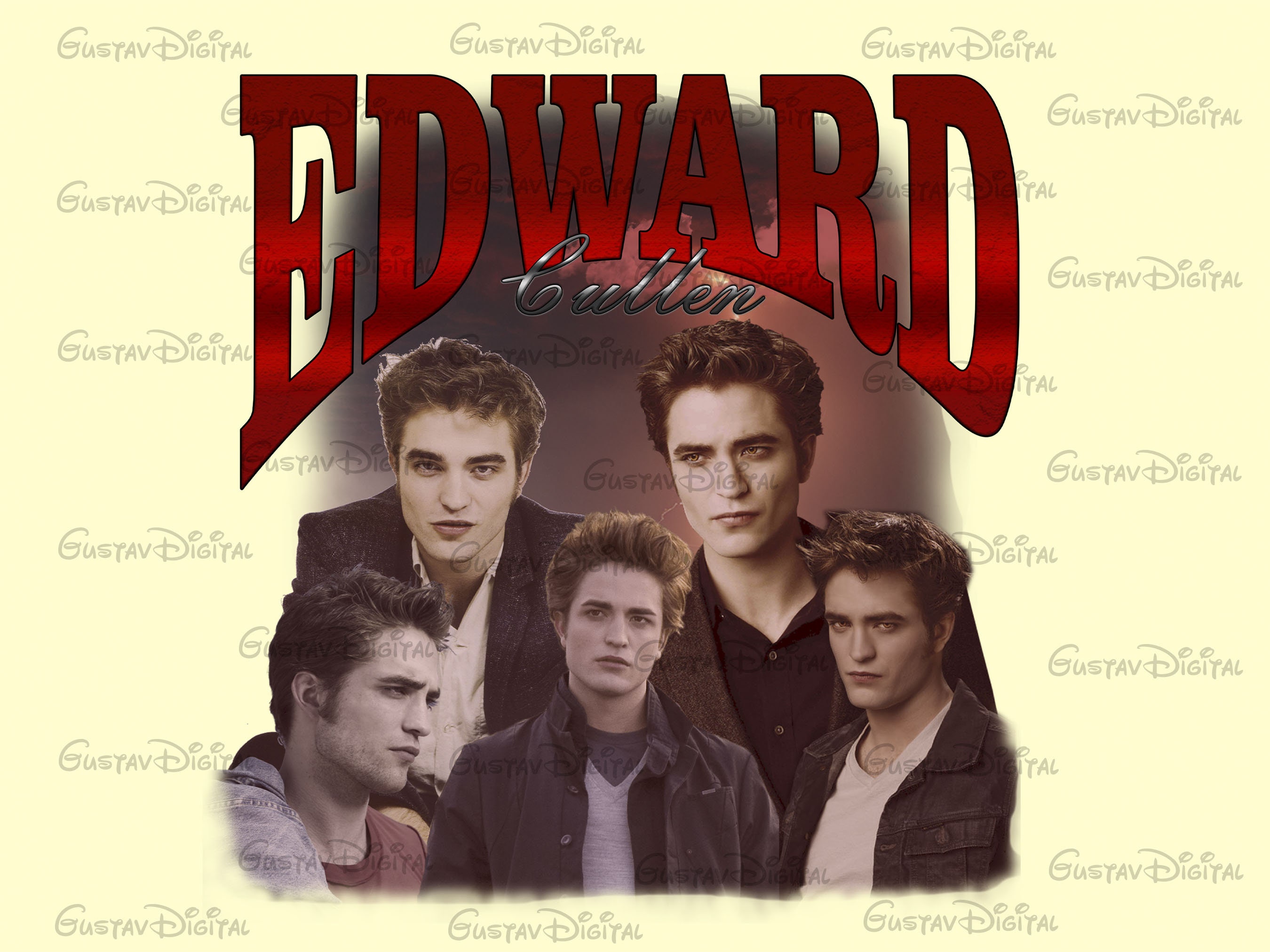 Edward, Edward PNG, Edward Vintage Digital, Retro 90's Fans Homage ...