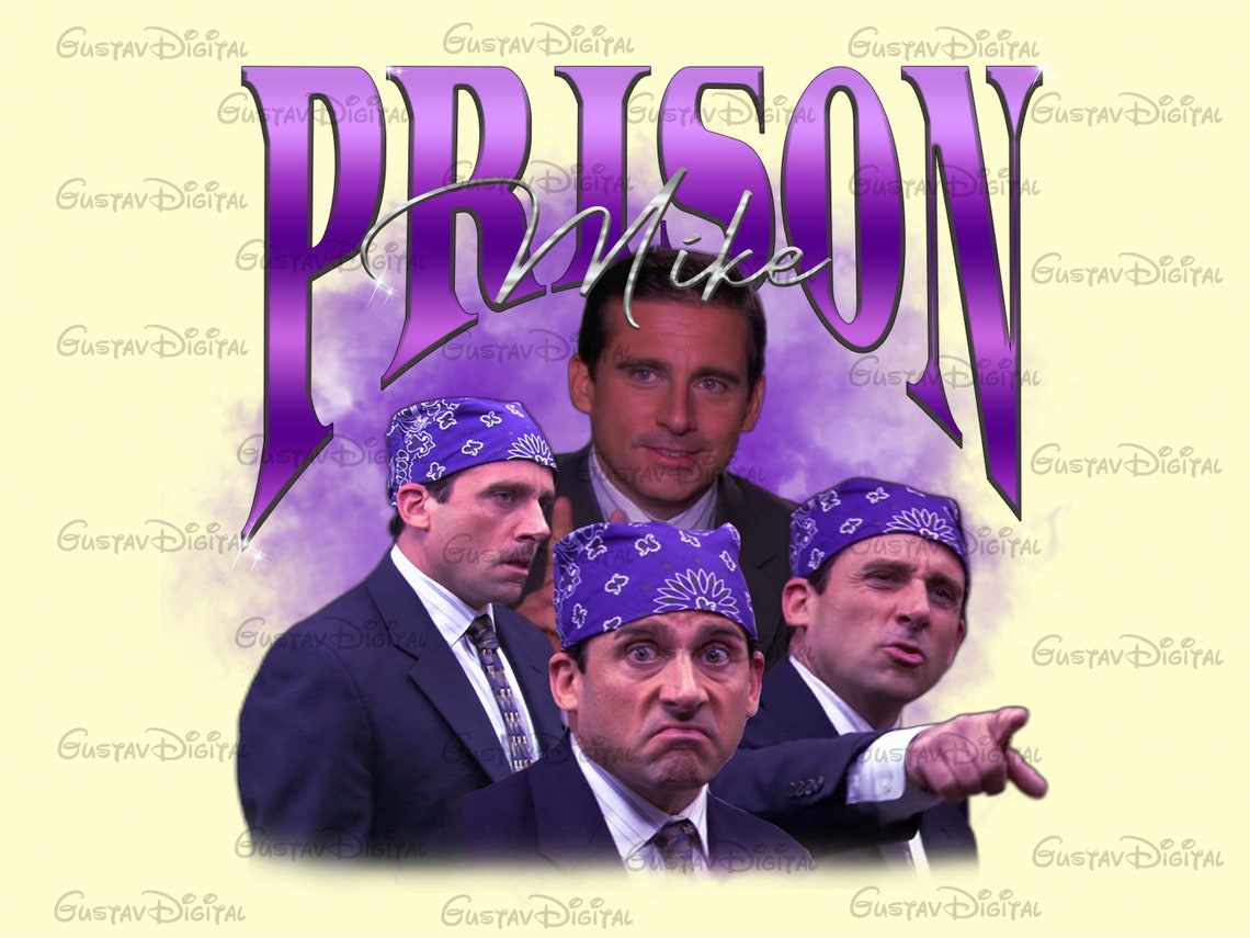 Prison Mike Vintage Png,prison Mike PNG, Steve Carell Fanclub,vintage ...