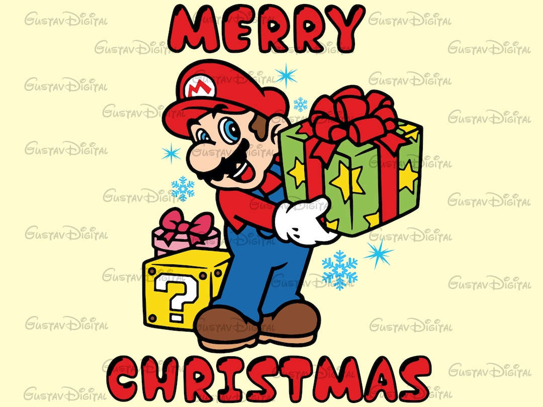 Super Mario Merry Christmas, Super Mario Png,super Mario Bros,christmas ...