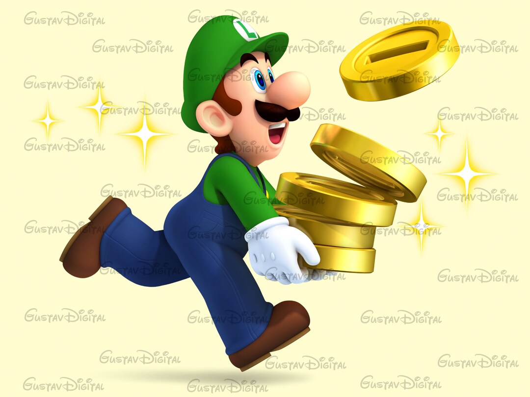 Luigi Png, Super Mario Family, Gold Png, Super Mario Luigi Png, Mario ...