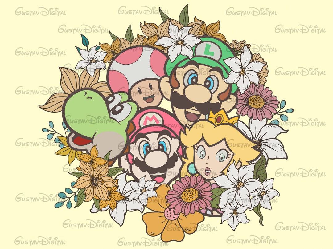 Y2K Super Mario Png, Rétro Mario Png, Princesse Peach Png, Yoshi Png ...