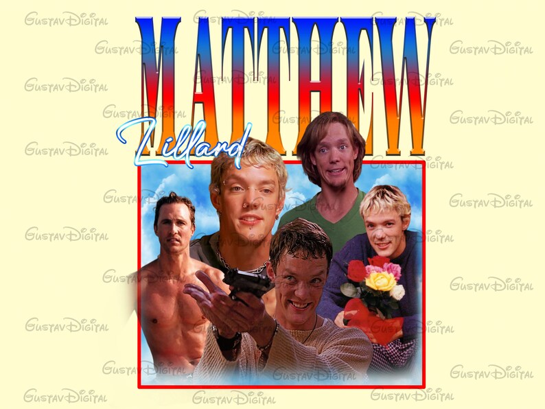 Matthew Lillard PNG, Comfort Colors Matthew Lillard Vintage Graphic 90s ...