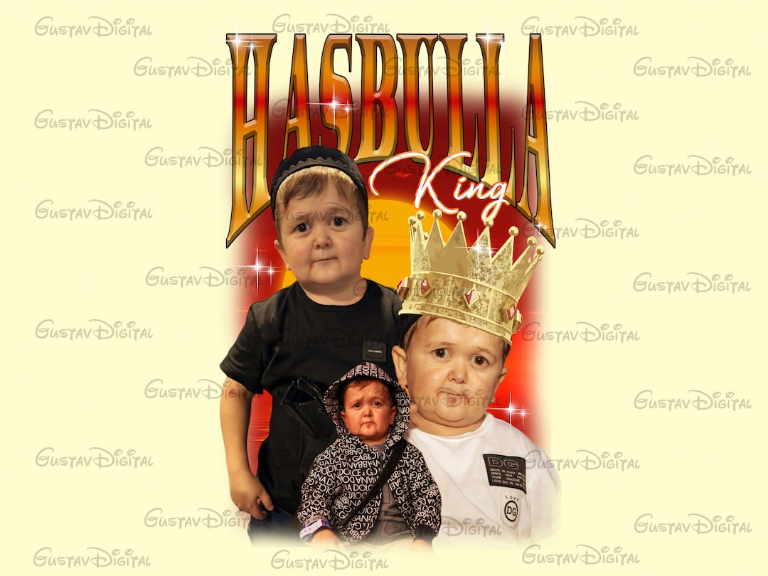 Hasbulla King, Hasbulla PNG, Funny Meme Digital,joke Gift Digital ...