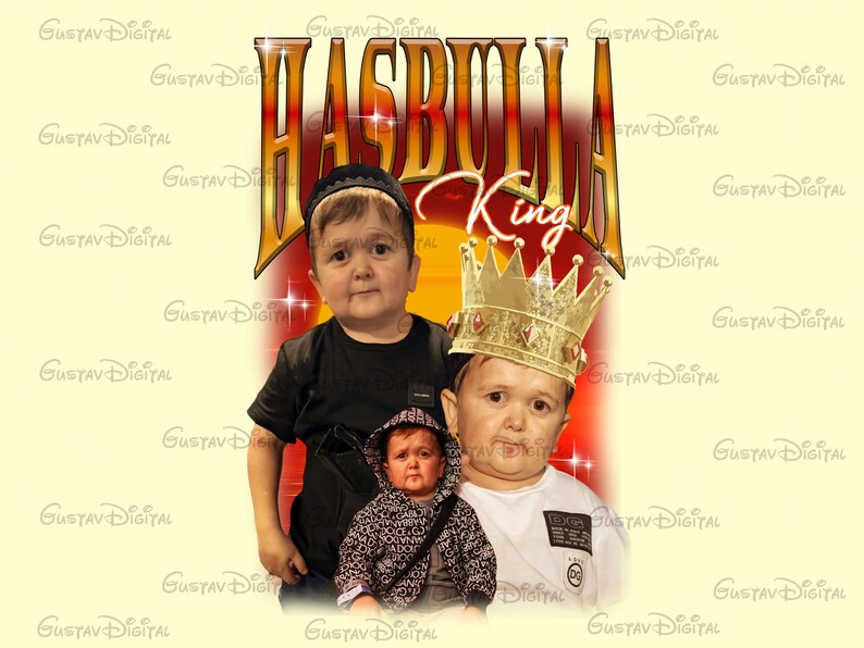 Hasbulla King, Hasbulla PNG, Funny Meme Digital,joke Gift Digital ...
