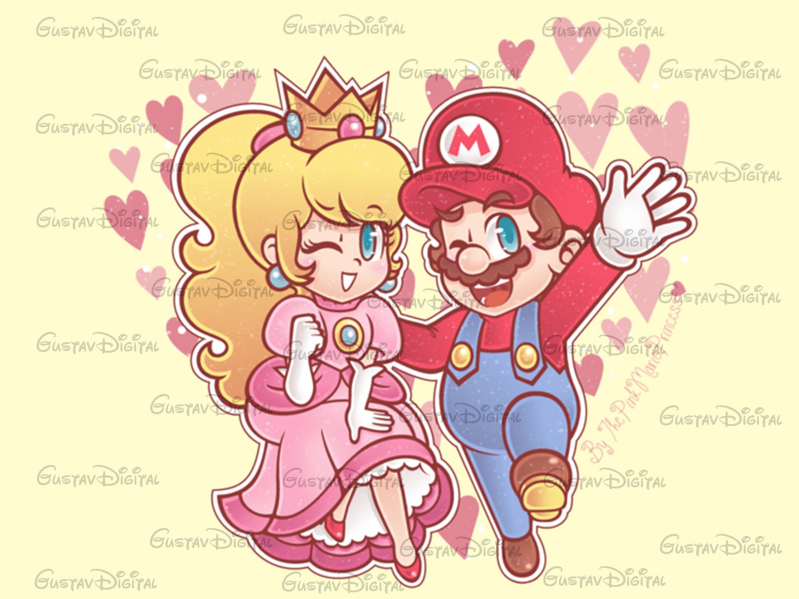 Princess Peach and Super Mario Couple PNG, Mario Family,princess Peach ...