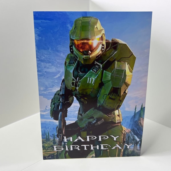 Halo Birthday Card - Etsy UK